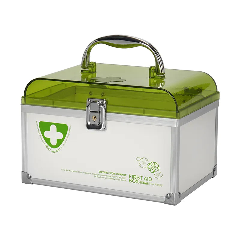 Glosen medicine safe lock box, Locking Medicine Box with Combination L