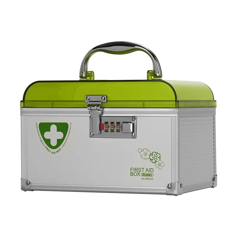 Glosen medicine safe lock box, Locking Medicine Box with Combination L